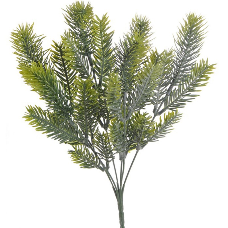 Verdeata si Frunze - Buchet 6 crengute brad artificial verde 35cm