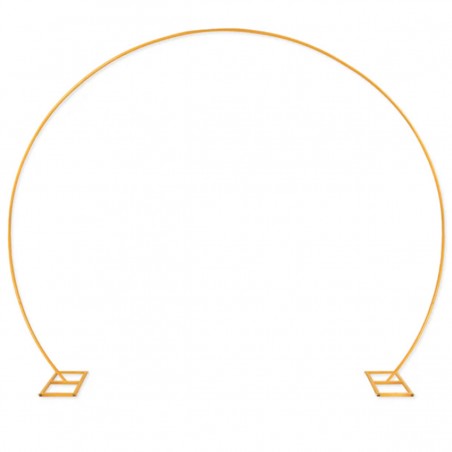 Accesorii Baloane - Arcadă Rotundă Aurie 3.1m x 2.4m din Metal ...