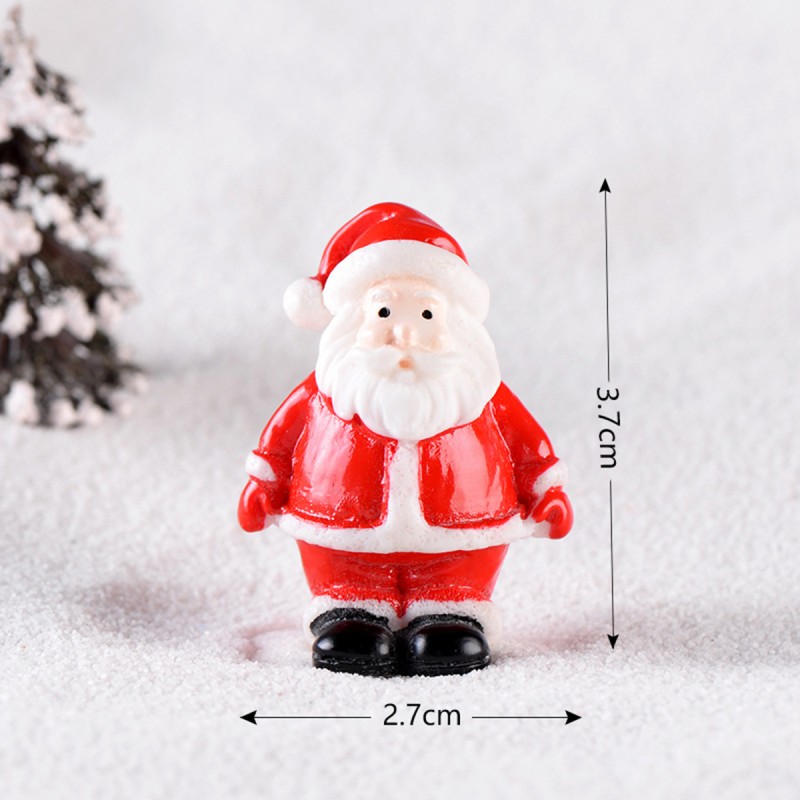 Decoratiuni Craciun - Figurina Mos Craciun, miniatura rasina 3.7cm ...