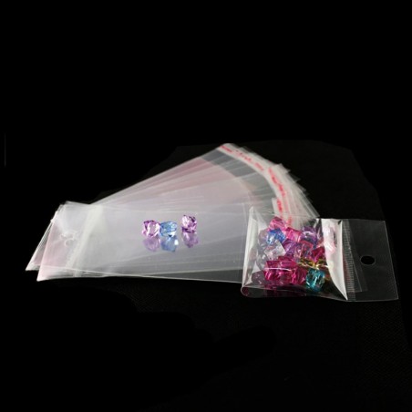 Saculeti, pungute, cutiute - Set 200 pungute transparente 9x8 cm cu ...